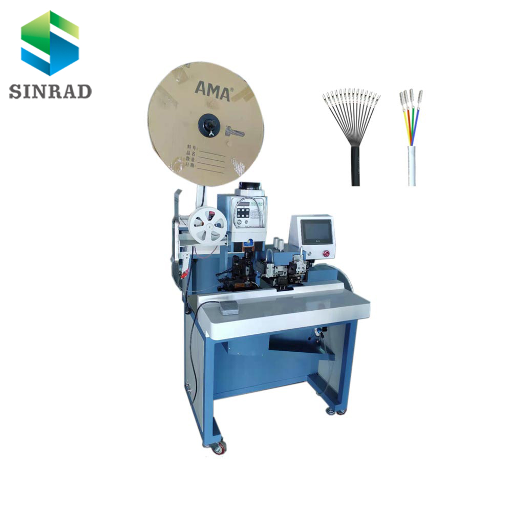 High Precision Multi-Core Cable Stripping Crimping Machine Equipment ...
